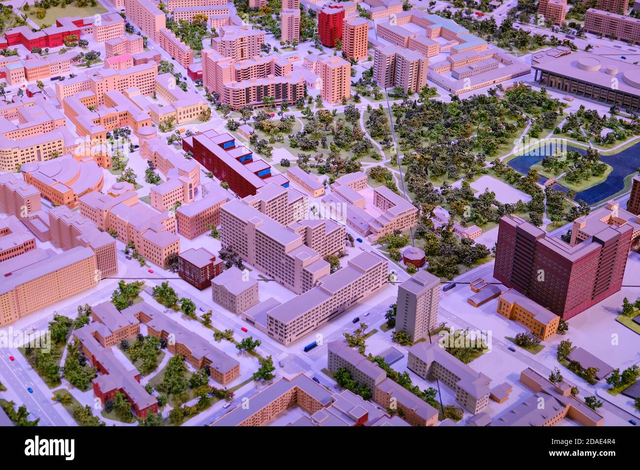 Layout Of Moscow. The Central district is the Trubetskoy Estate in ...