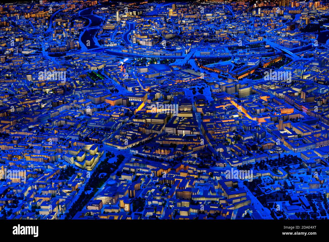 Layout moscow central district hi-res stock photography and images - Alamy