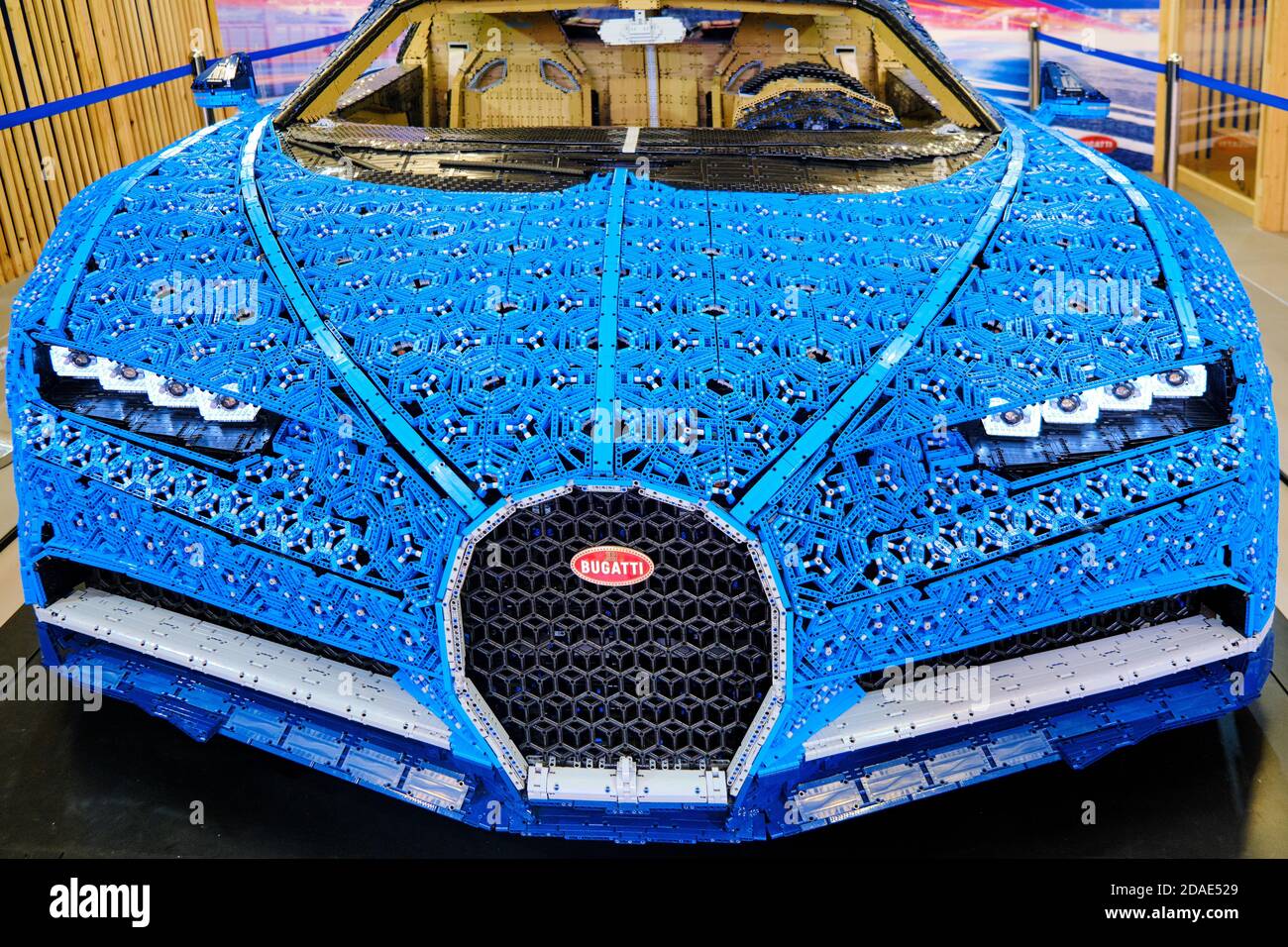 Bugatti Chiron made entirely from lego bricks, close-up - Russia ...