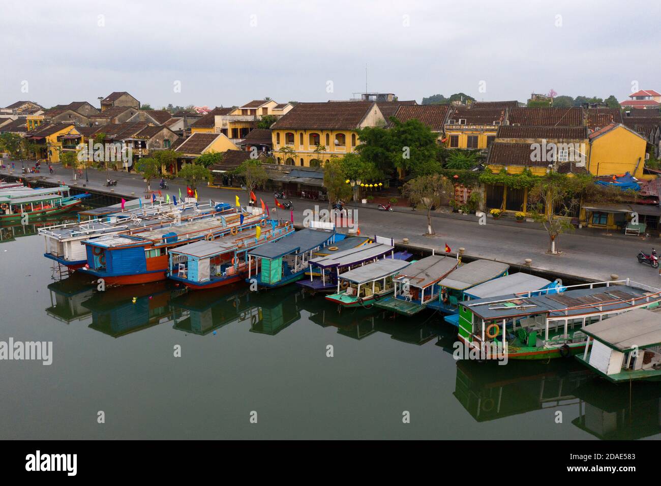 aerial view of Hoi An, Ancient Town, in vietnam Stock Photo - Alamy