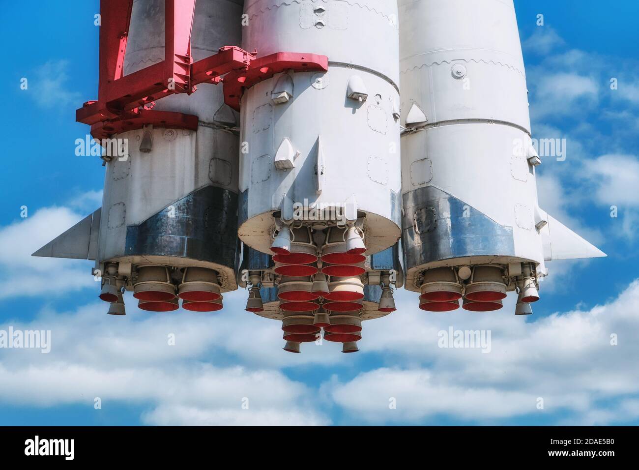 Vostok rocket engine nozzle at VDNKh - Moscow, Russia 05 24 2019 Stock ...