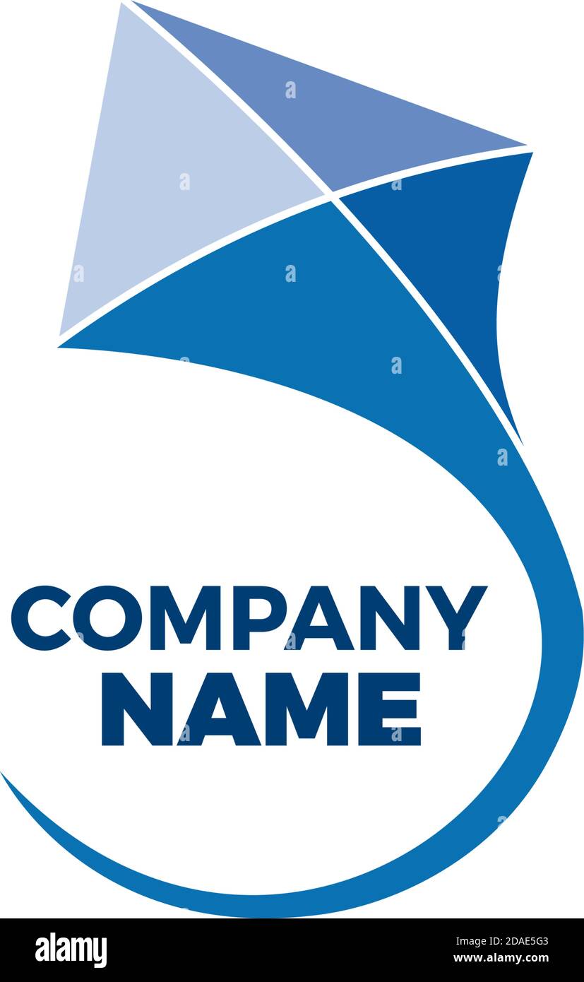 Vector sign kite flying in abstract shape Stock Vector Image & Art - Alamy