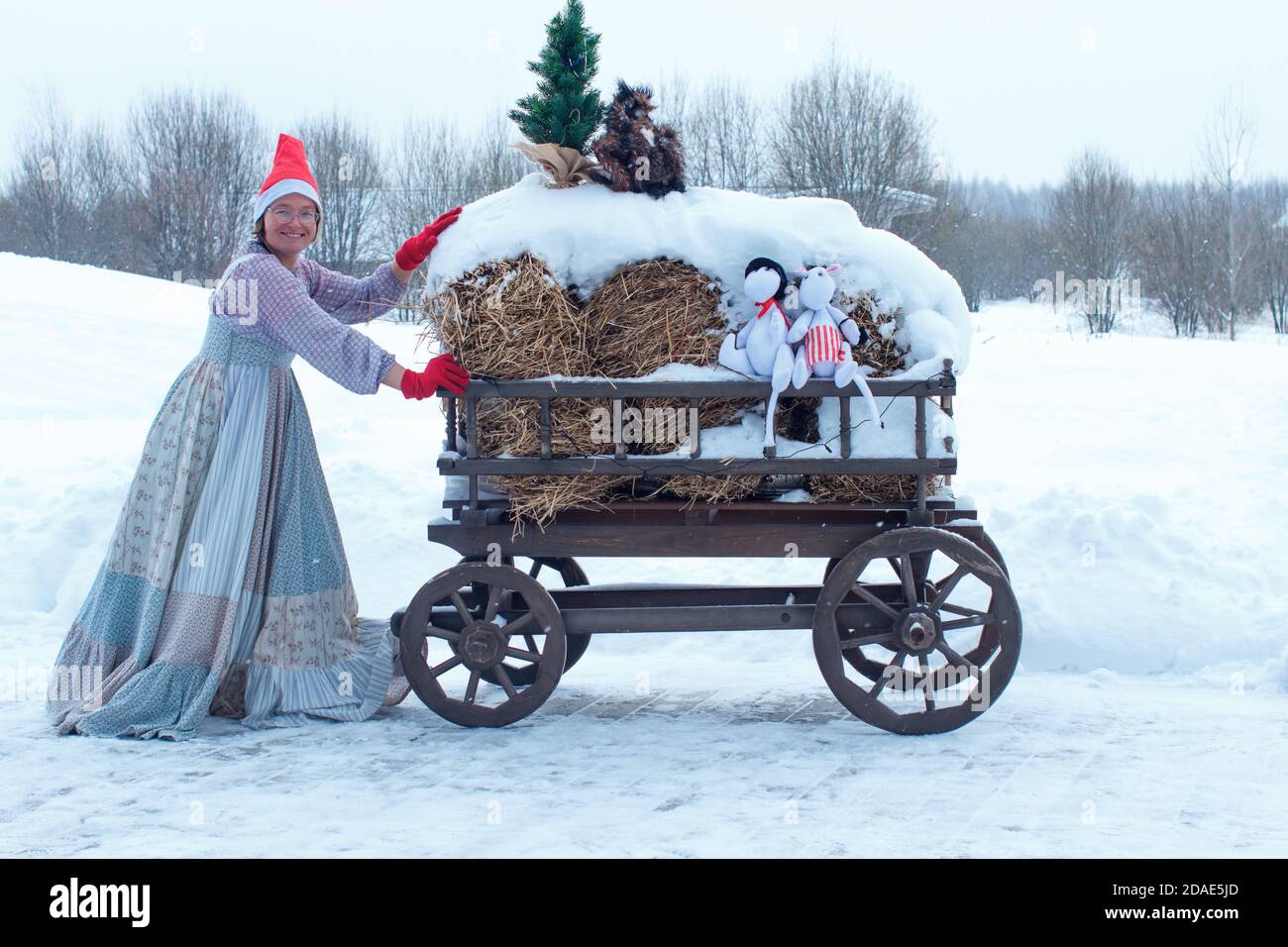 Moscow region / Russia - 01 06 2019: Female actor in a puppet moomin ...