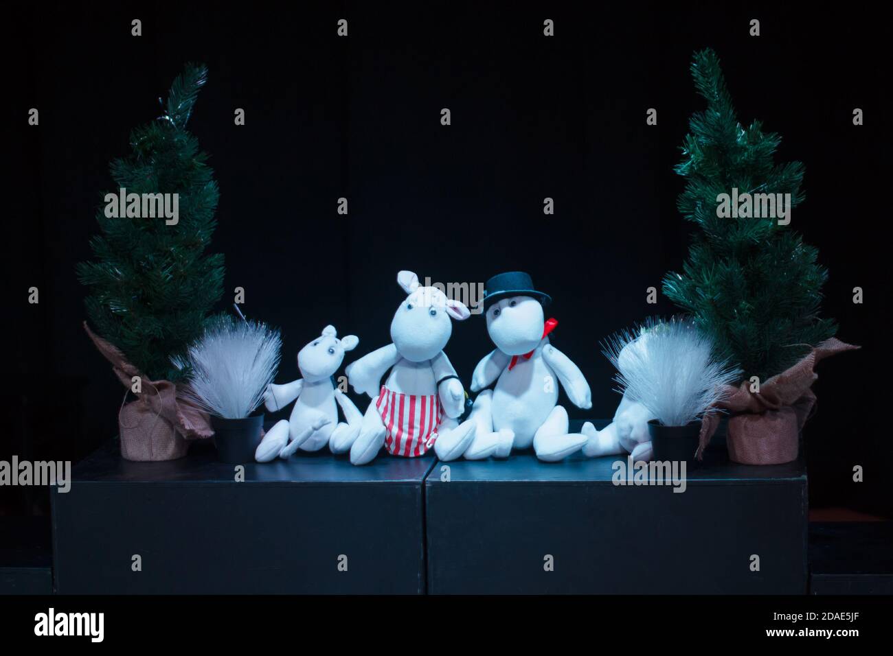 Moscow region / Russia - 01 06 2019: Moomin family of trolls in the ...