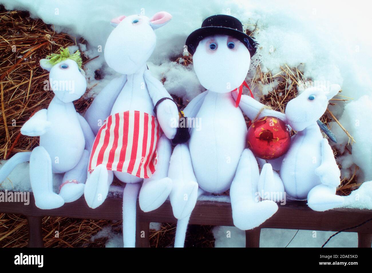 Moscow region / Russia - 01 06 2019: Moomin family of trolls in the ...
