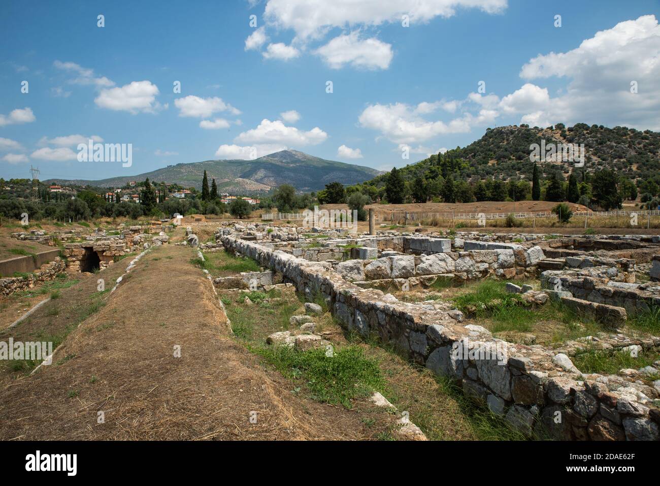 The ancient city of Eretria Euboea Greece Stock Photo - Alamy