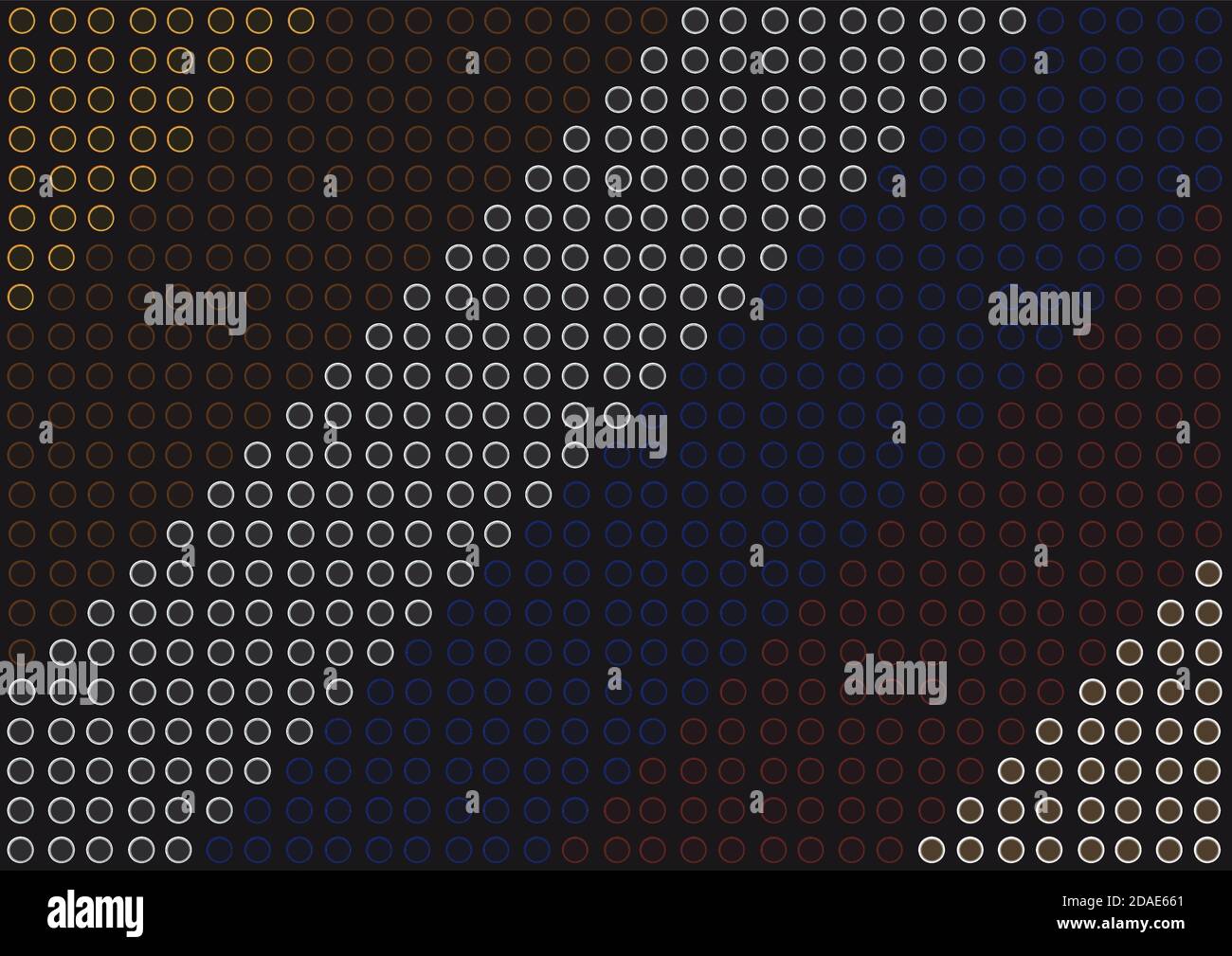 Abstract geometric background, dots and circle shapes design Stock ...