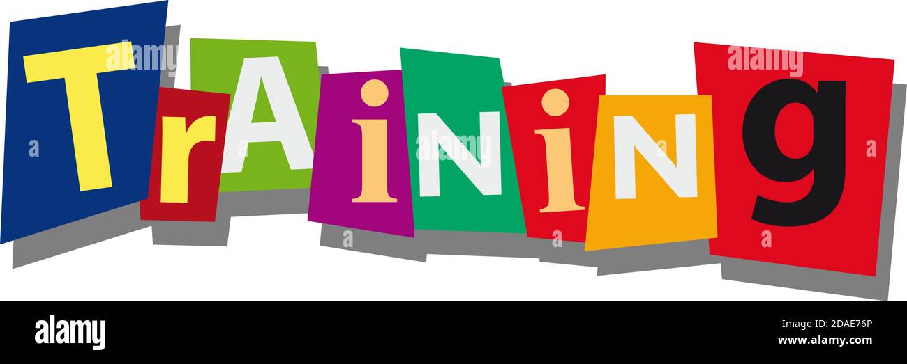Training word hi-res stock photography and images - Alamy