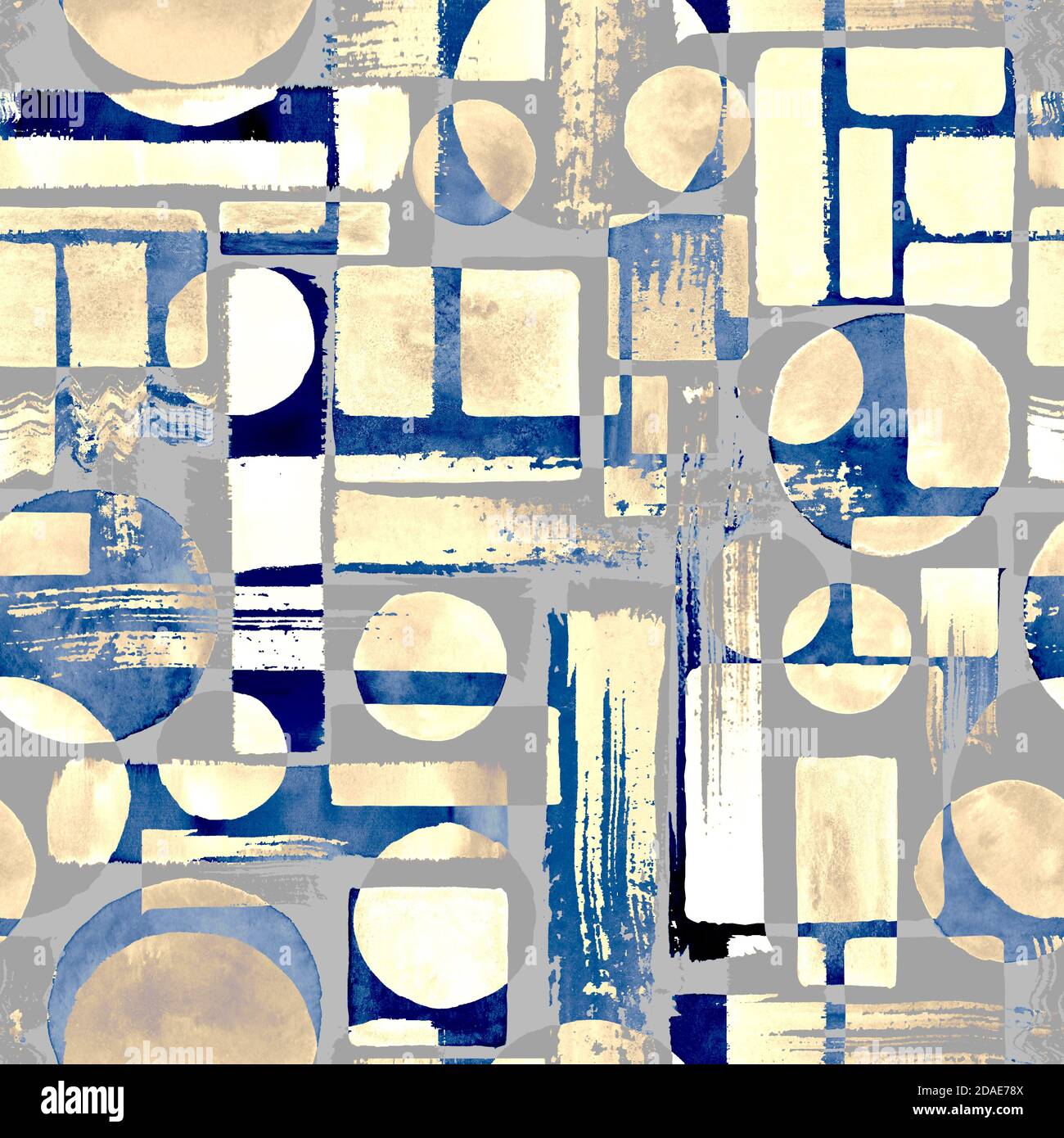 Contemporary art seamless pattern background. Abstract grunge geometric ...