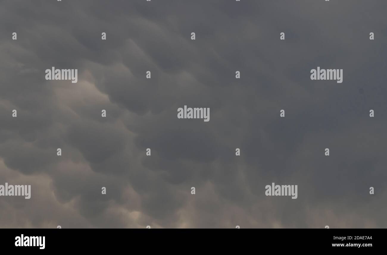 Grey foreboding sky. Storm clouds over Queensland Australia. Typical ...