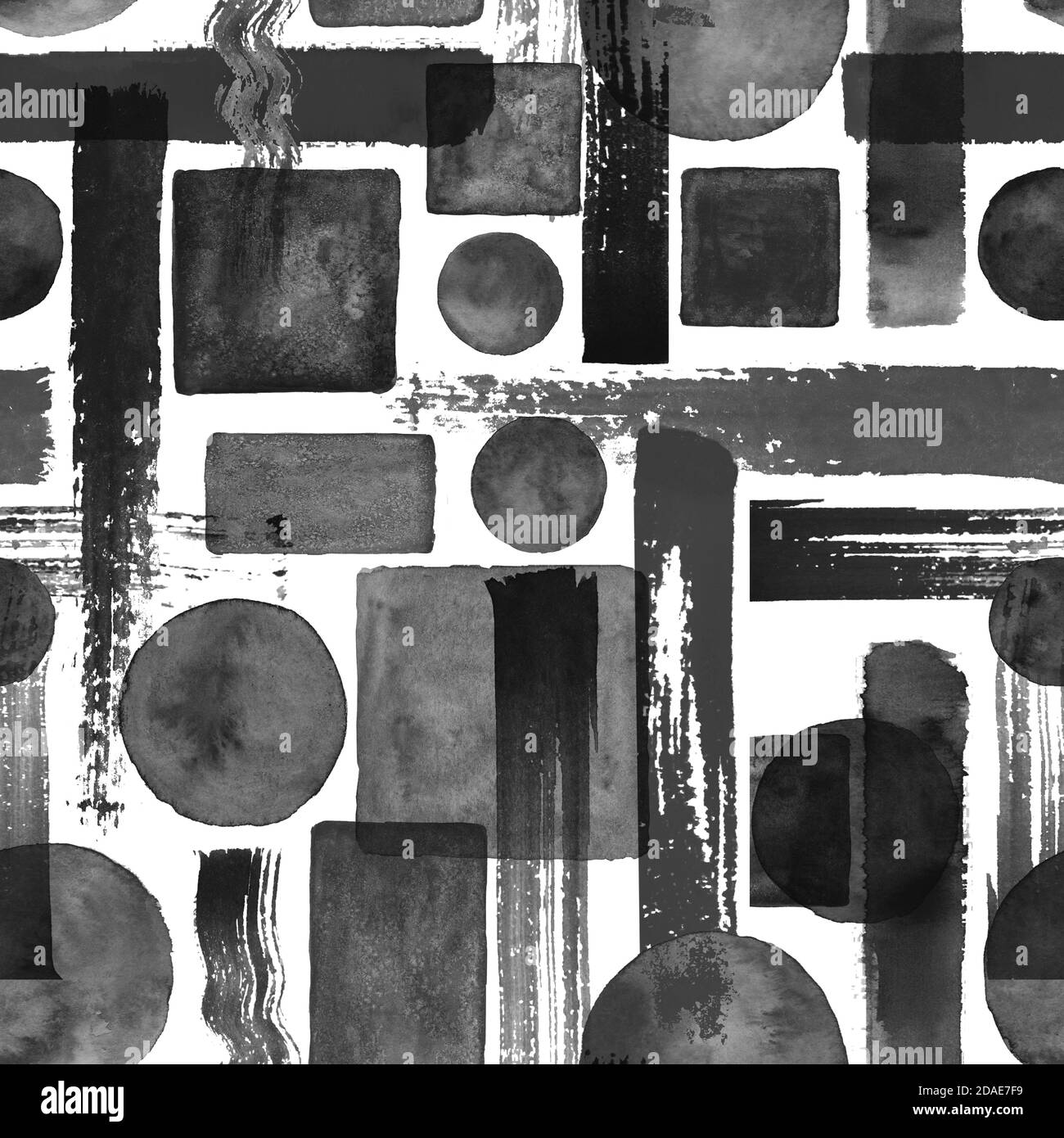 Squares and circles abstract wallpaper Black and White Stock Photos ...