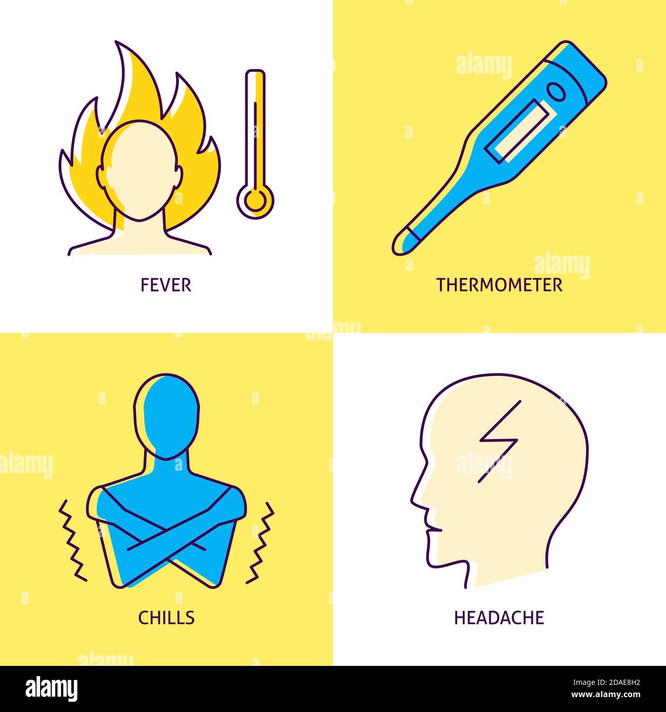 Very high temperature Stock Vector Images - Alamy