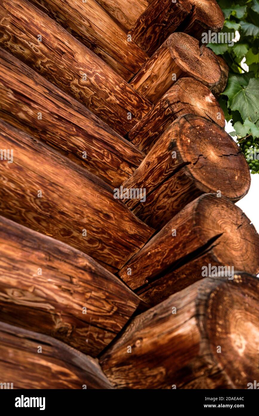 Log Cabin Structure Stock Photo - Alamy