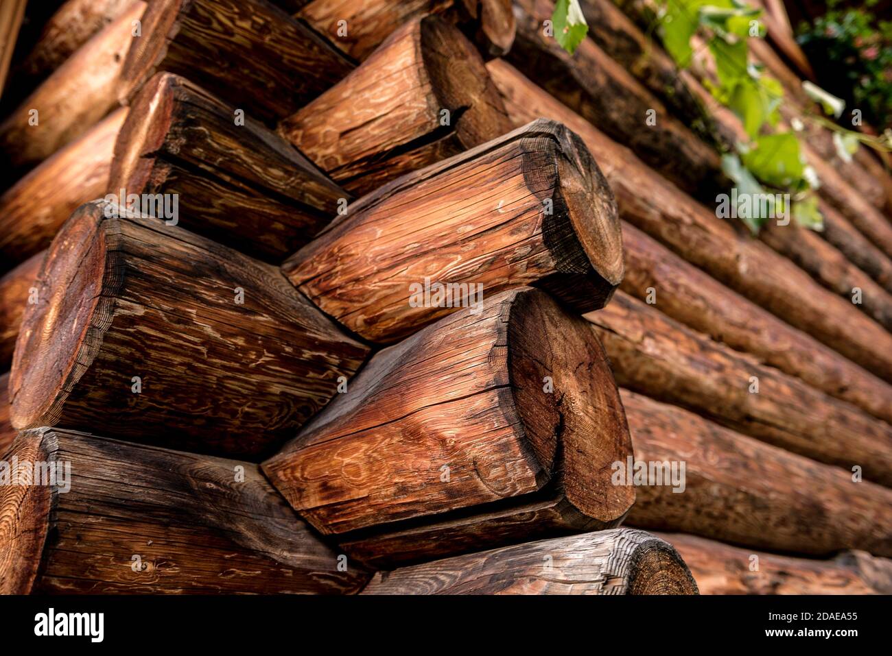 Log Cabin Structure Stock Photo - Alamy