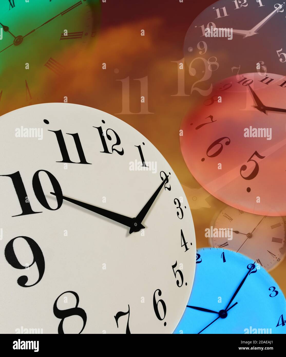 CLOCK, SYMBOLIC IMAGE Stock Photo - Alamy