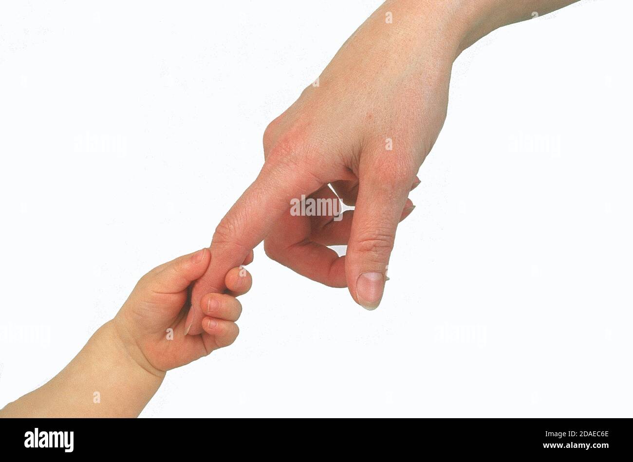 BABY AND MOTHER HANDS, SYMBOLIC IMAGE Stock Photo - Alamy