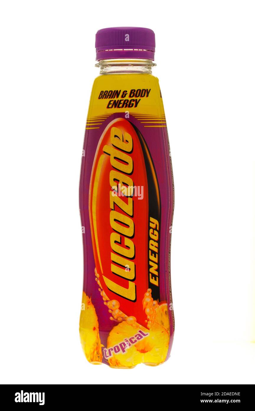 A bottle of lucozade original energy drink hi-res stock photography and ...