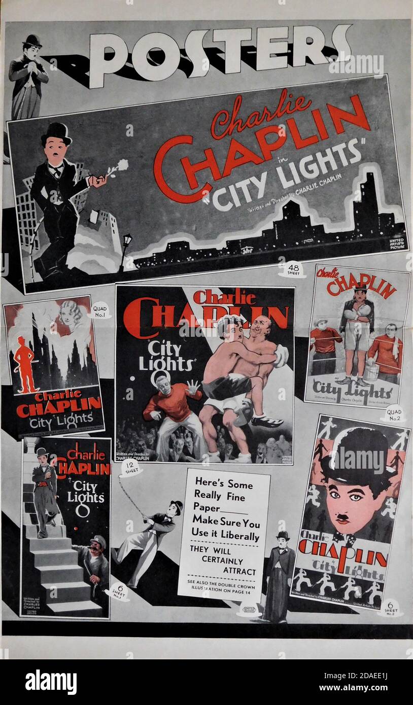 CHARLIE CHAPLIN as the Tramp and VIRGINIA CHERRILL in CITY LIGHTS 1931 ...