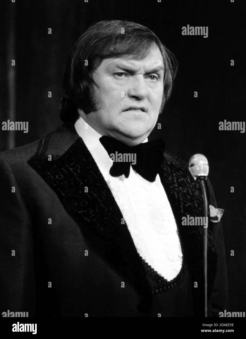 Les Dawson comedian entertaining a live audience at the Palladium for ...