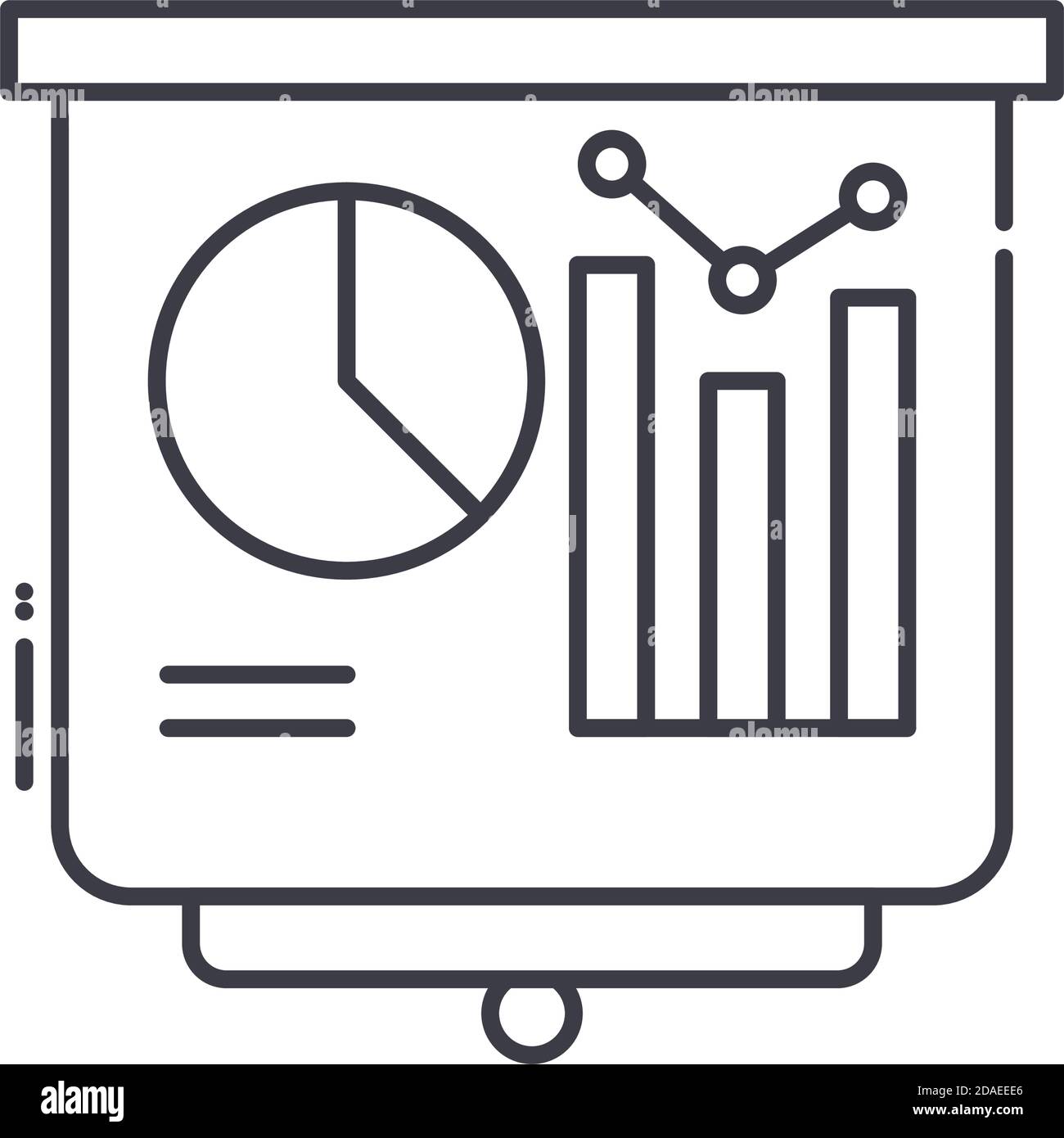 Benchmarking icon, linear isolated illustration, thin line vector, web ... Benchmarking icon, linear isolated illustration, thin line vector, web ...