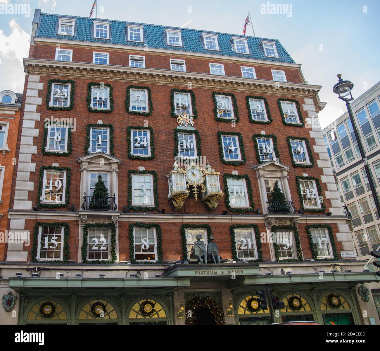 Fortnum mason christmas windows 2020 hi-res stock photography and ...
