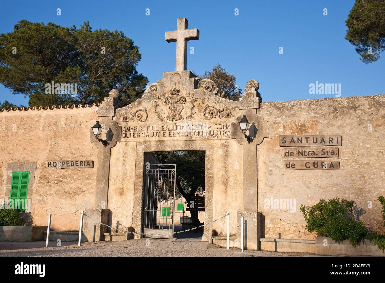 geography / travel, Spain, Majorca, Llucmajor, monastery Santuari de ...