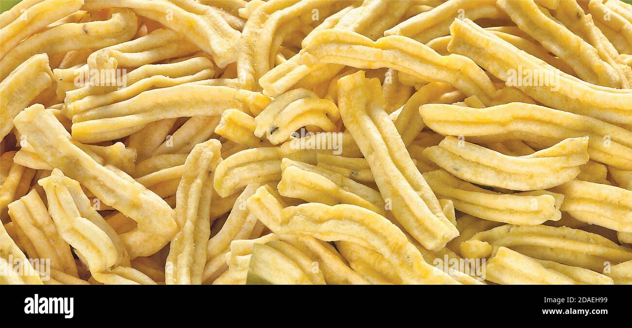 Champakali Gathiya or gathia, ganthia, ganthiya, Bhavnagari, papdi made ...