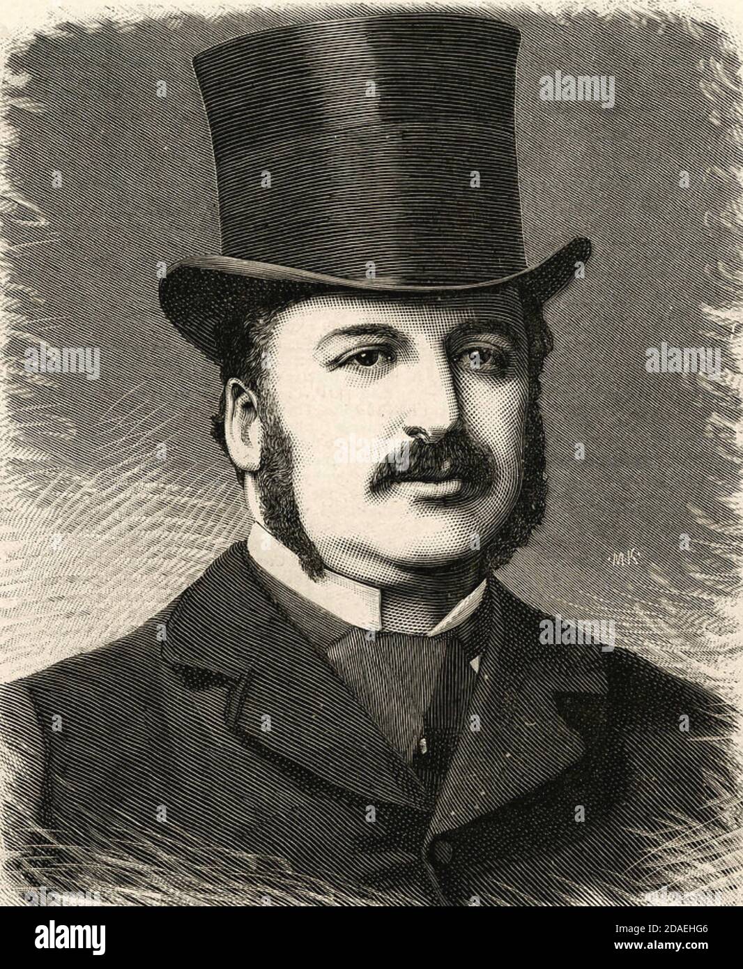 LEOPOLD de ROTHSCHILD (1845-1917) English banker and race horse breeder ...