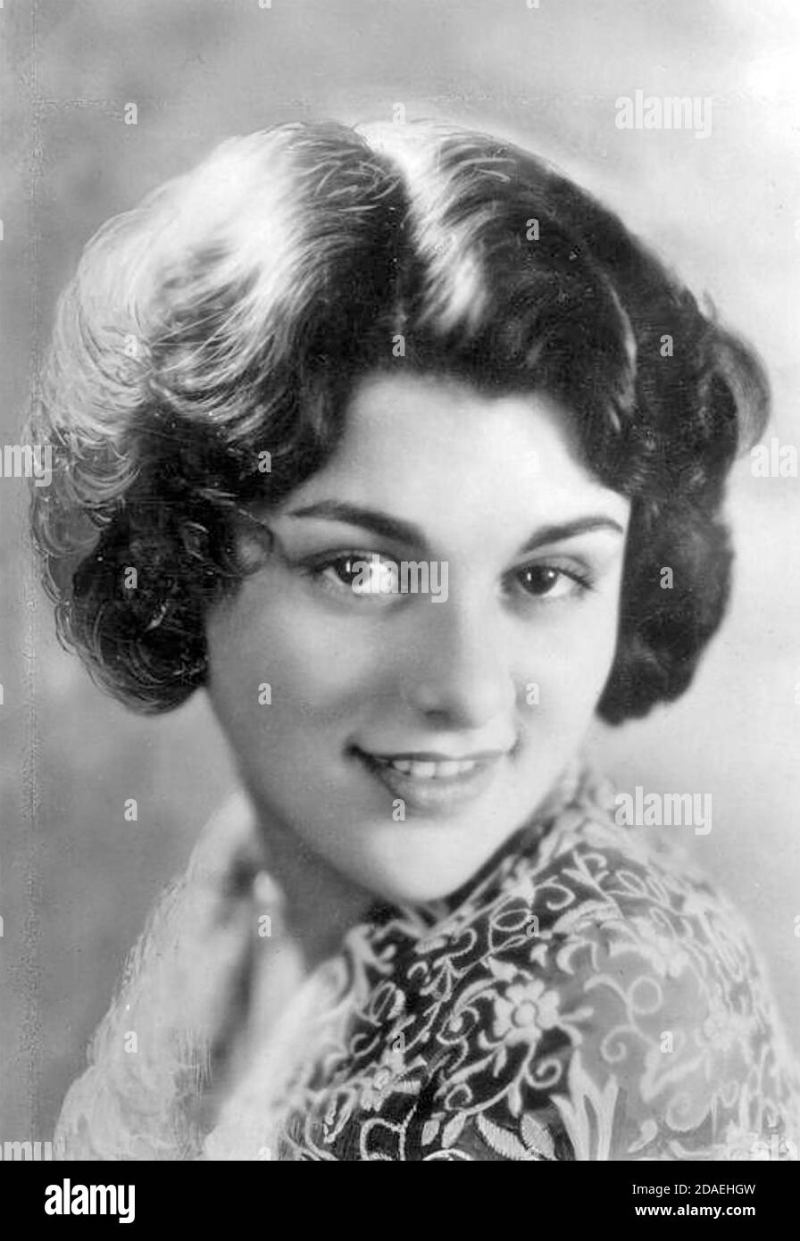 LILLIAN ROTH (1910-1980) American singer and film actress in 1929 Stock ...