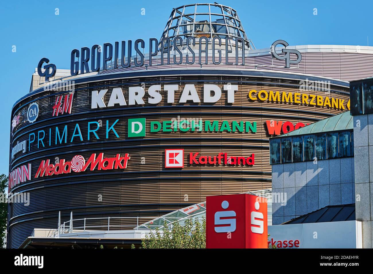 Berlin, Germany - September 17, 2020: Advertising space with different ...