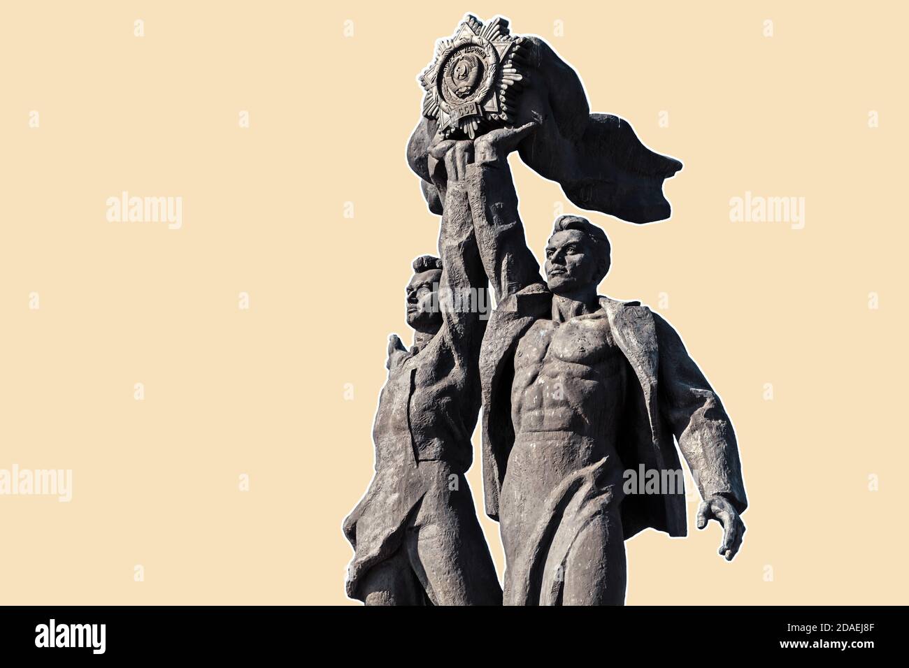 Soviet Monument dedicated to Russian-Ukrainian friendship under the ...