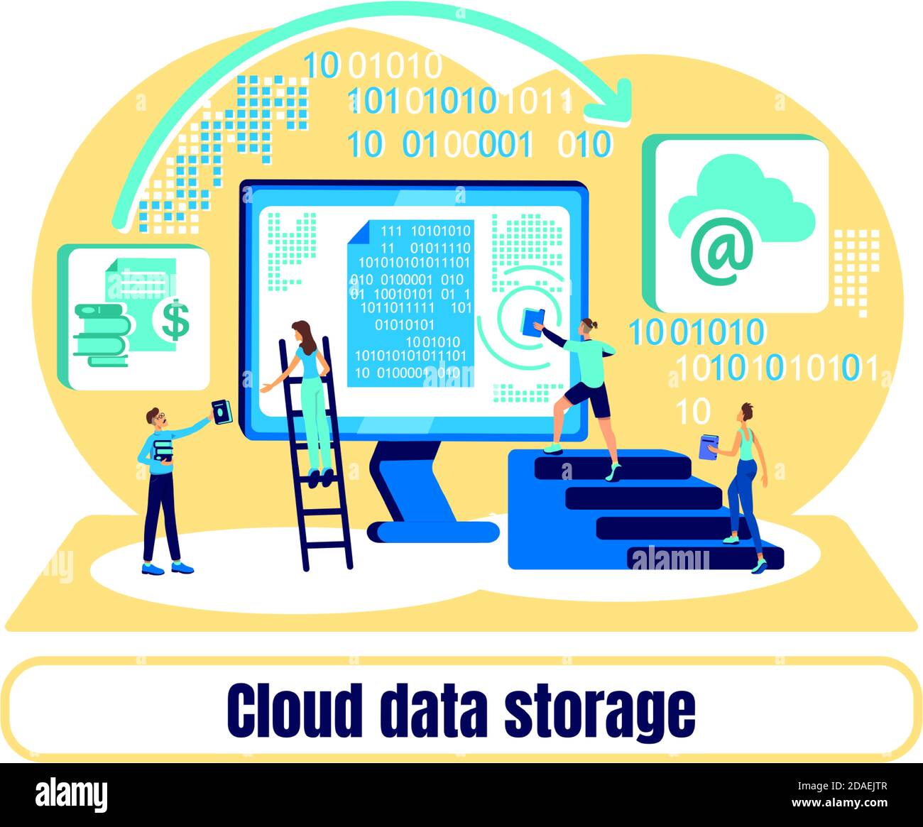 Datacenter flat concept vector Stock Vector Image & Art - Alamy