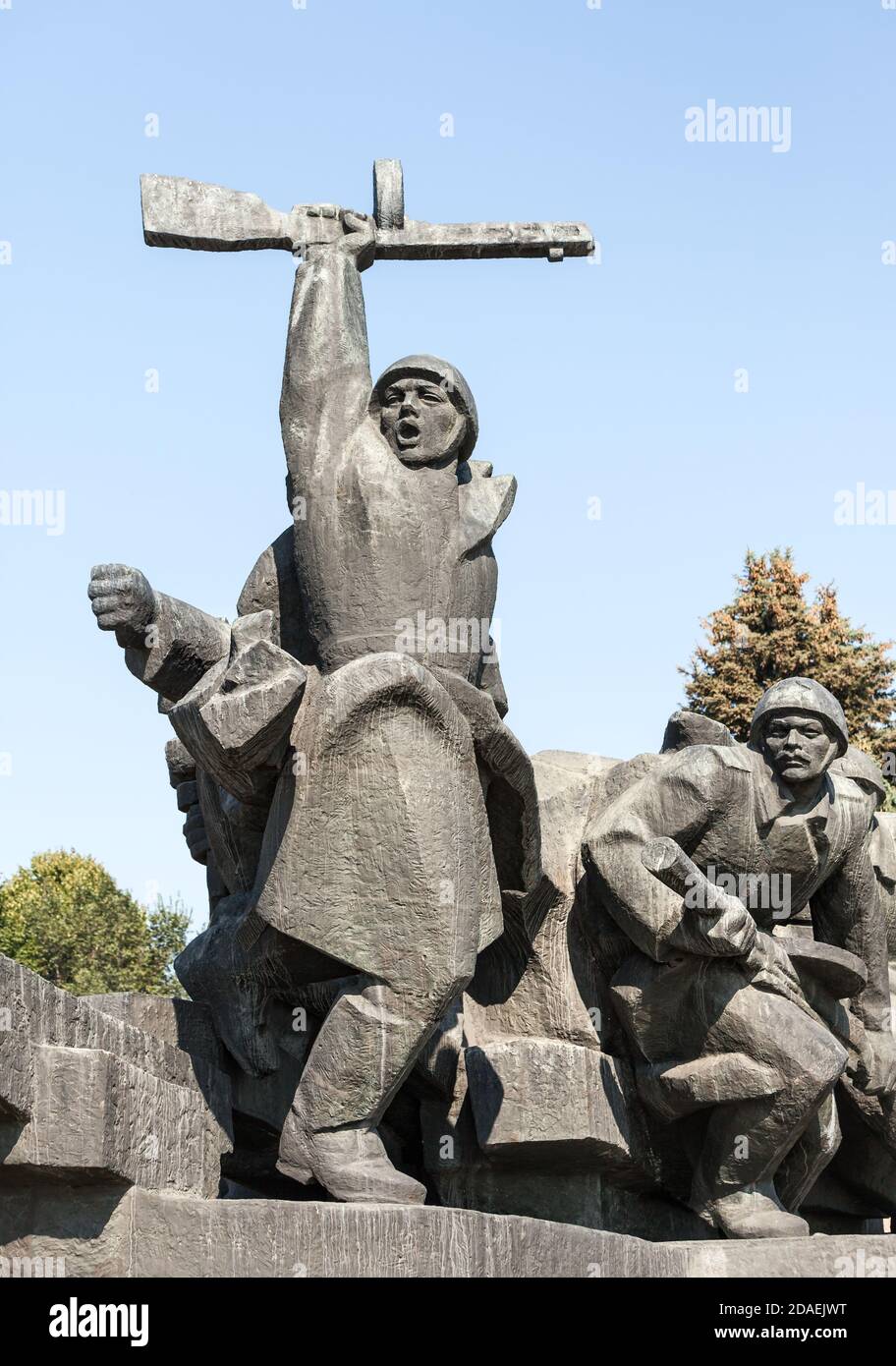 Soviet era WW2 memorial in Kiev Ukraine Stock Photo - Alamy