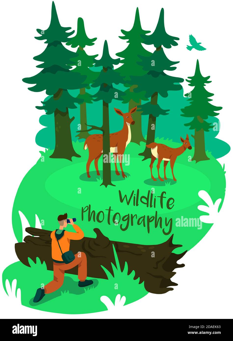 Conservation 2D vector web banner, poster Stock Vector Image & Art - Alamy