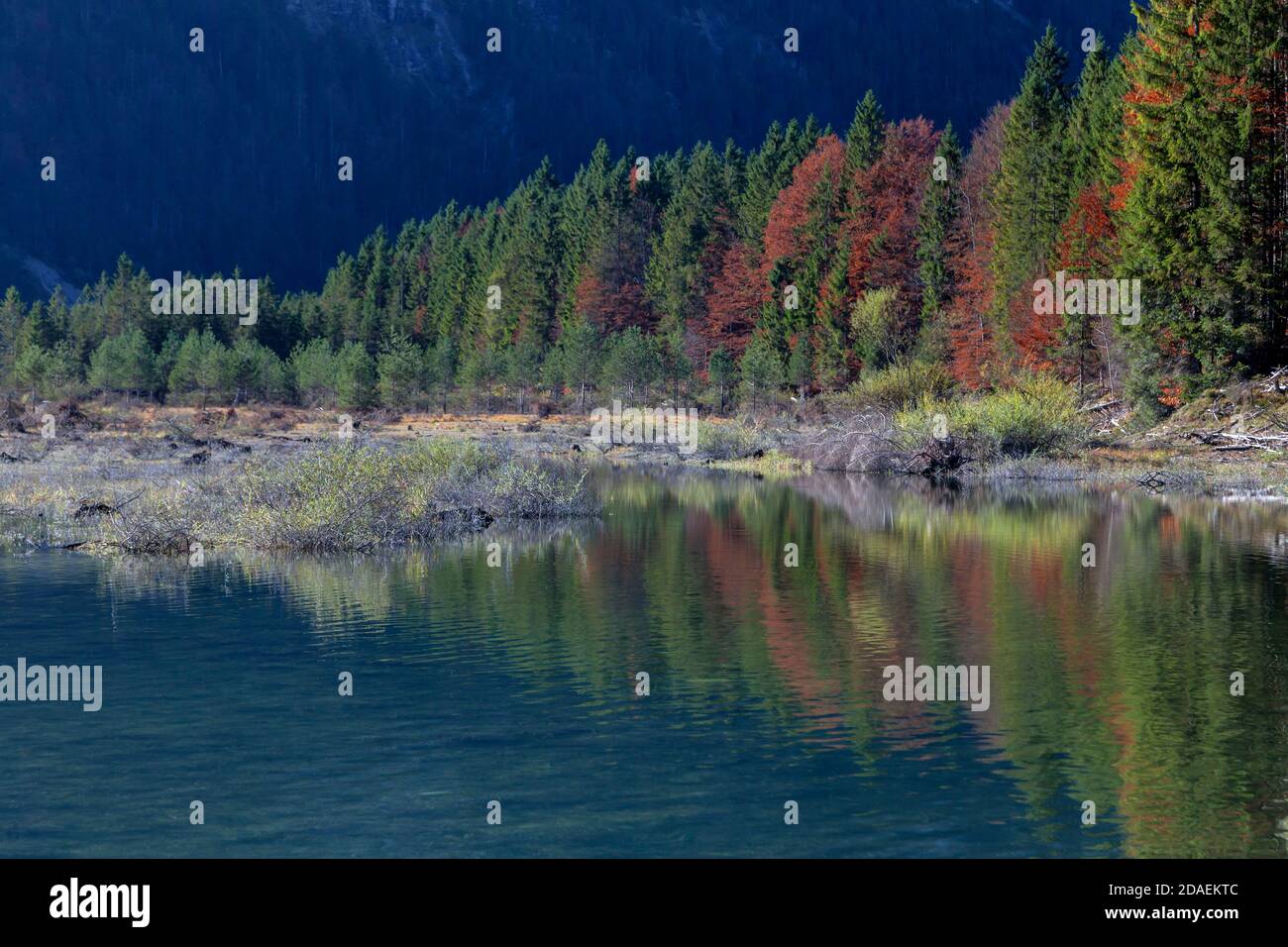 geography / travel, Germany, Bavaria, Lenggries, autumn at Sylvenstein ...