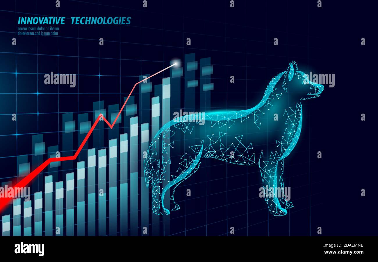 Dog polygonal hi-res stock photography and images - Alamy