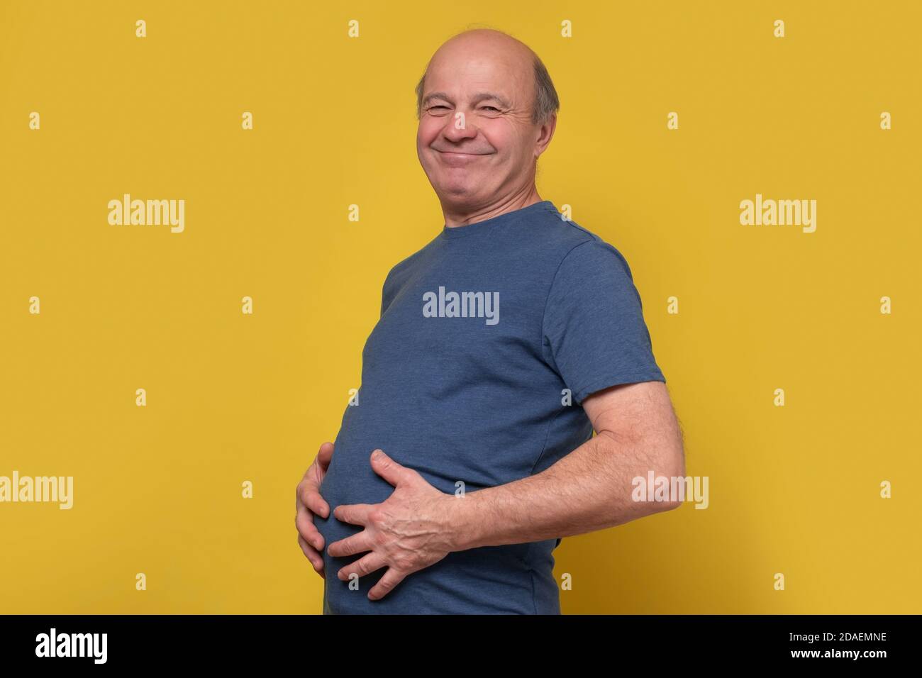 Fat old man hi-res stock photography and images - Alamy