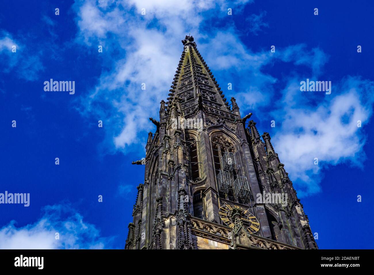 Low angle shot of the Cologne Cathedral in Germany Stock Photo - Alamy
