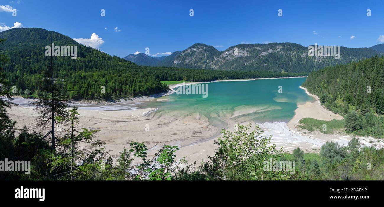 geography / travel, Germany, Bavaria, Lenggries, Sylvenstein Dam dam ...