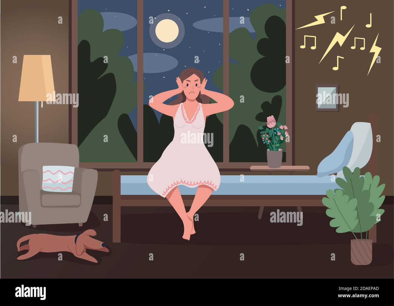 Annoy the neighbours Stock Vector Images - Alamy