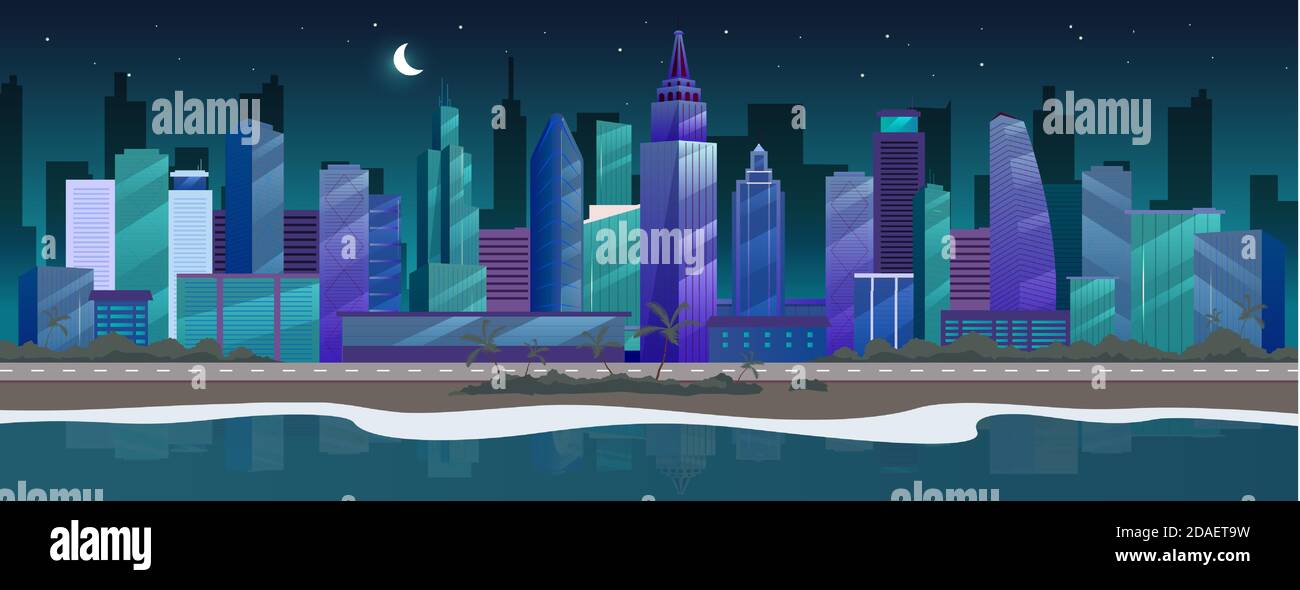 Wide ocean view Stock Vector Images - Alamy