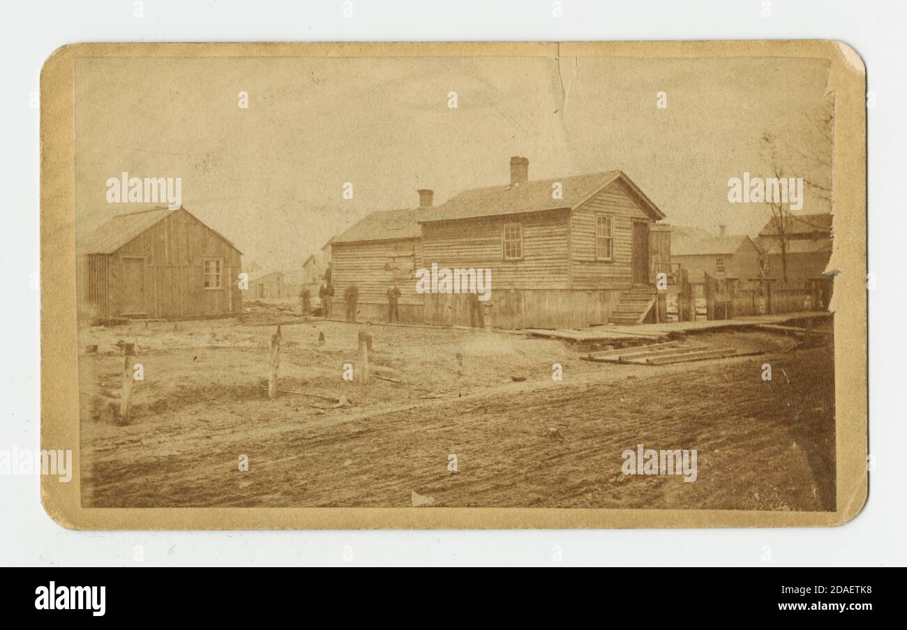 Exterior view of the O'Leary residence, the location of the start of ...