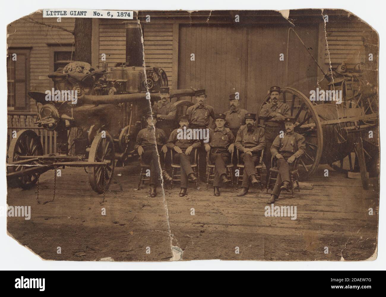 Little Giant steam fire engine No. 6. Organized February 14, 1860 ...