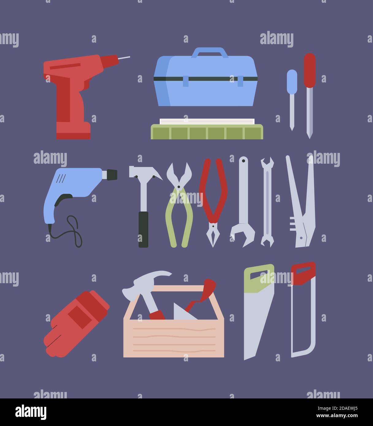 Hammer animation Stock Vector Images - Alamy