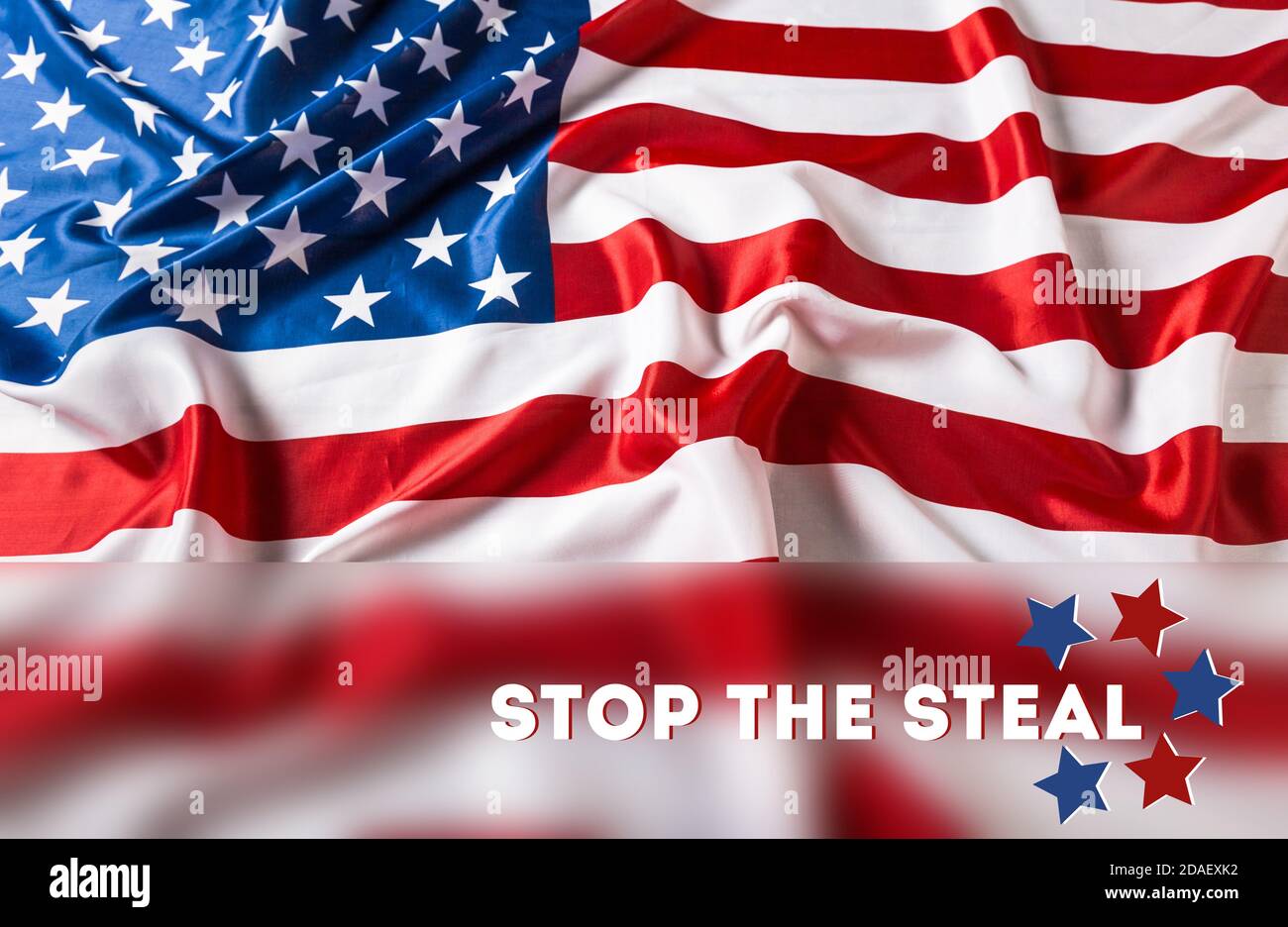 Stop the steal flag hi-res stock photography and images - Alamy