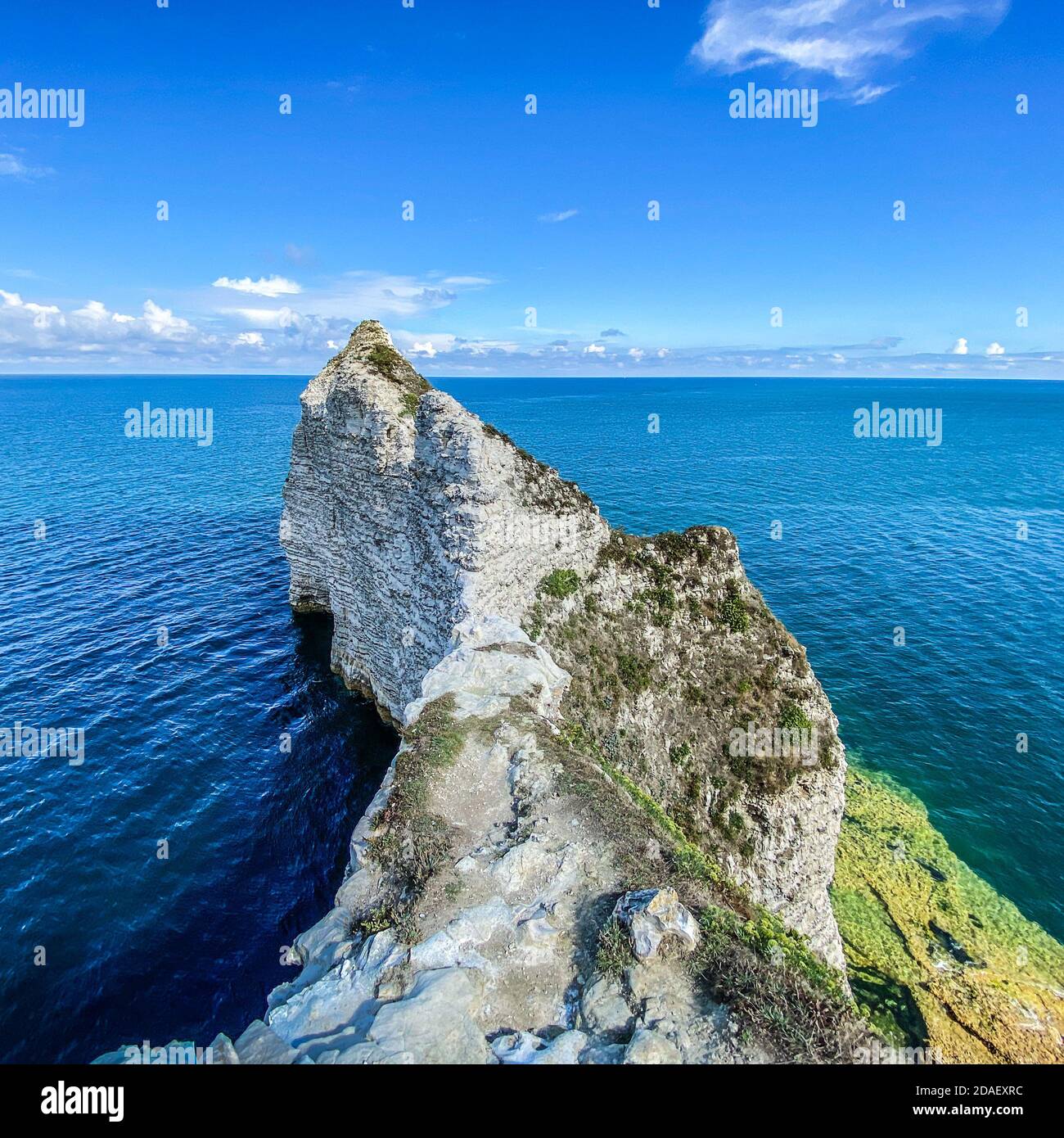 Limestone cliffs at Etretat, French Coast Stock Photo - Alamy
