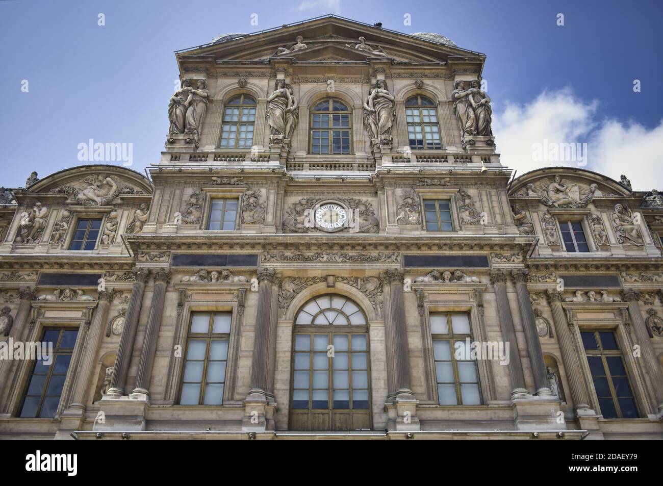 Beautiful shot historic louvre hi-res stock photography and images - Alamy