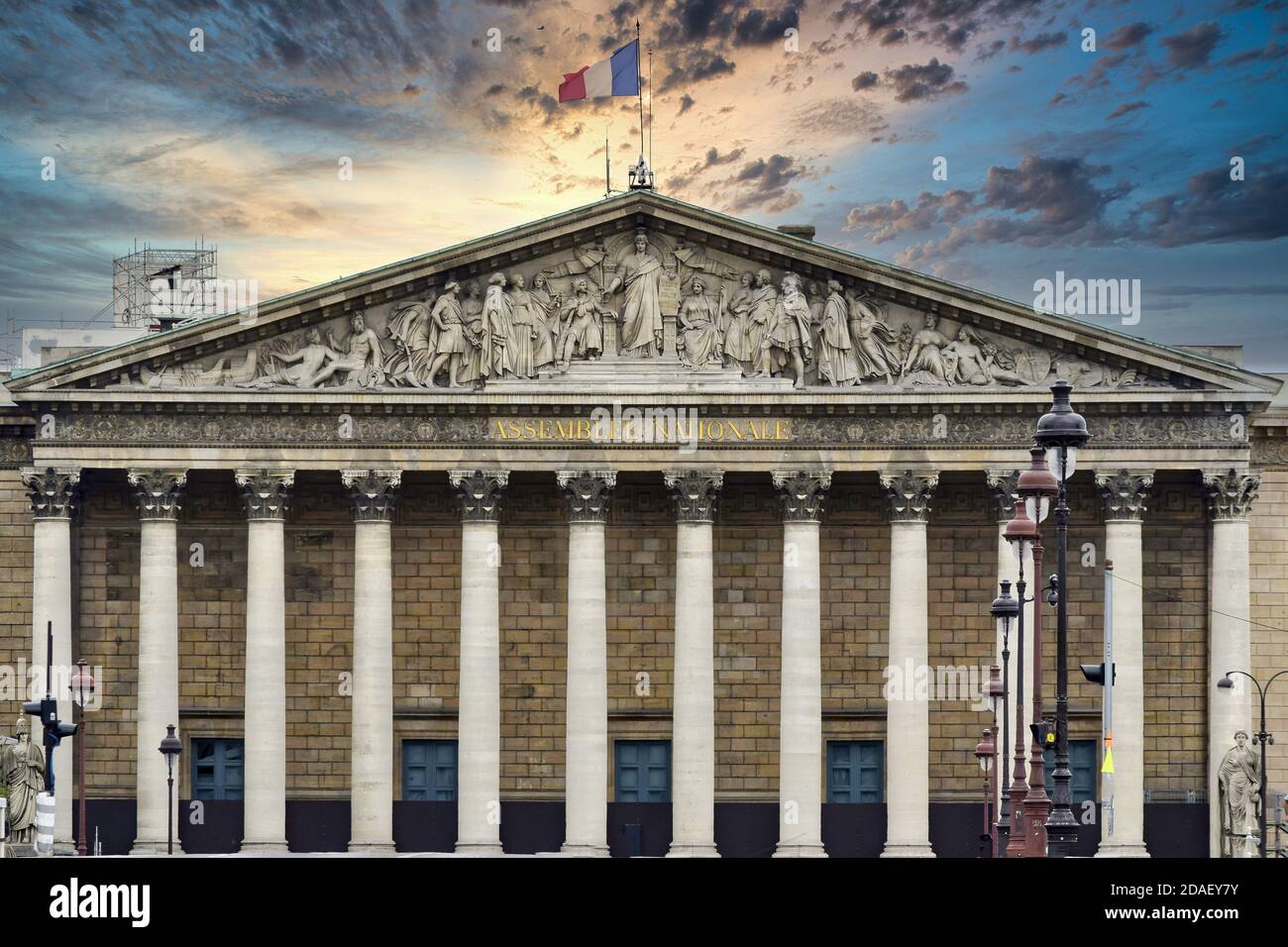 Palais bourbon in paris hi-res stock photography and images - Alamy