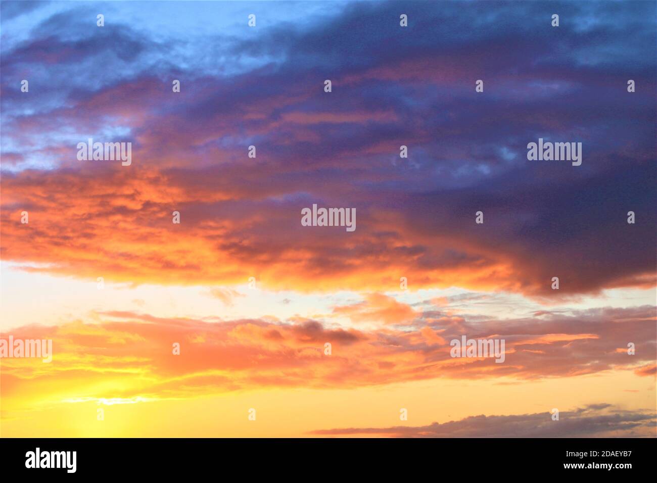 Sunset sky perfect for background Stock Photo - Alamy
