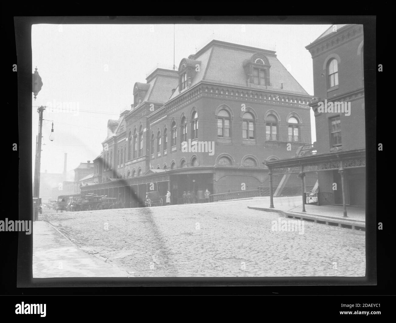 Exterior view of Union Depot, located at Canal Street and Adams Street ...